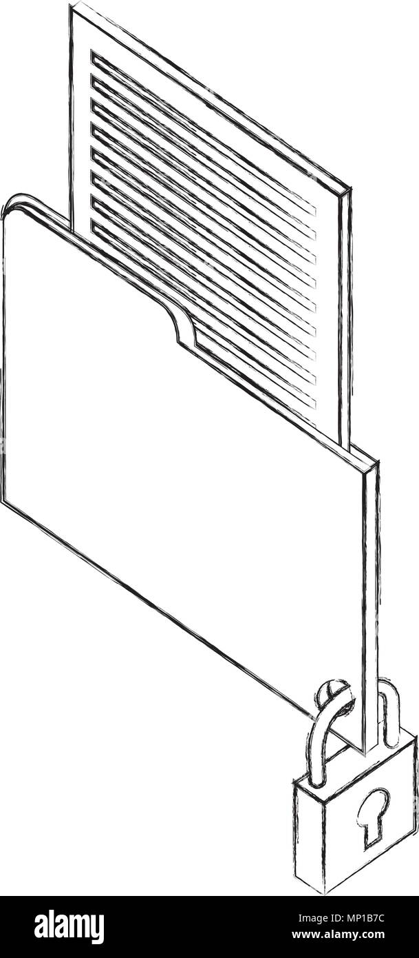 folder data document info isometric design Stock Vector Image & Art - Alamy