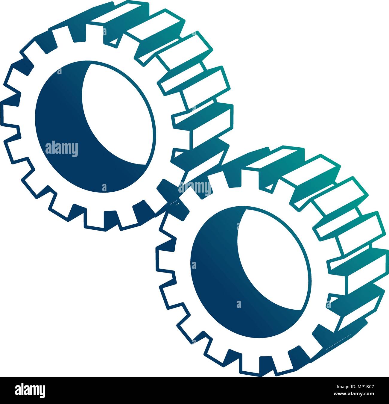 settings gear mechanic isometric design Stock Vector Image & Art - Alamy