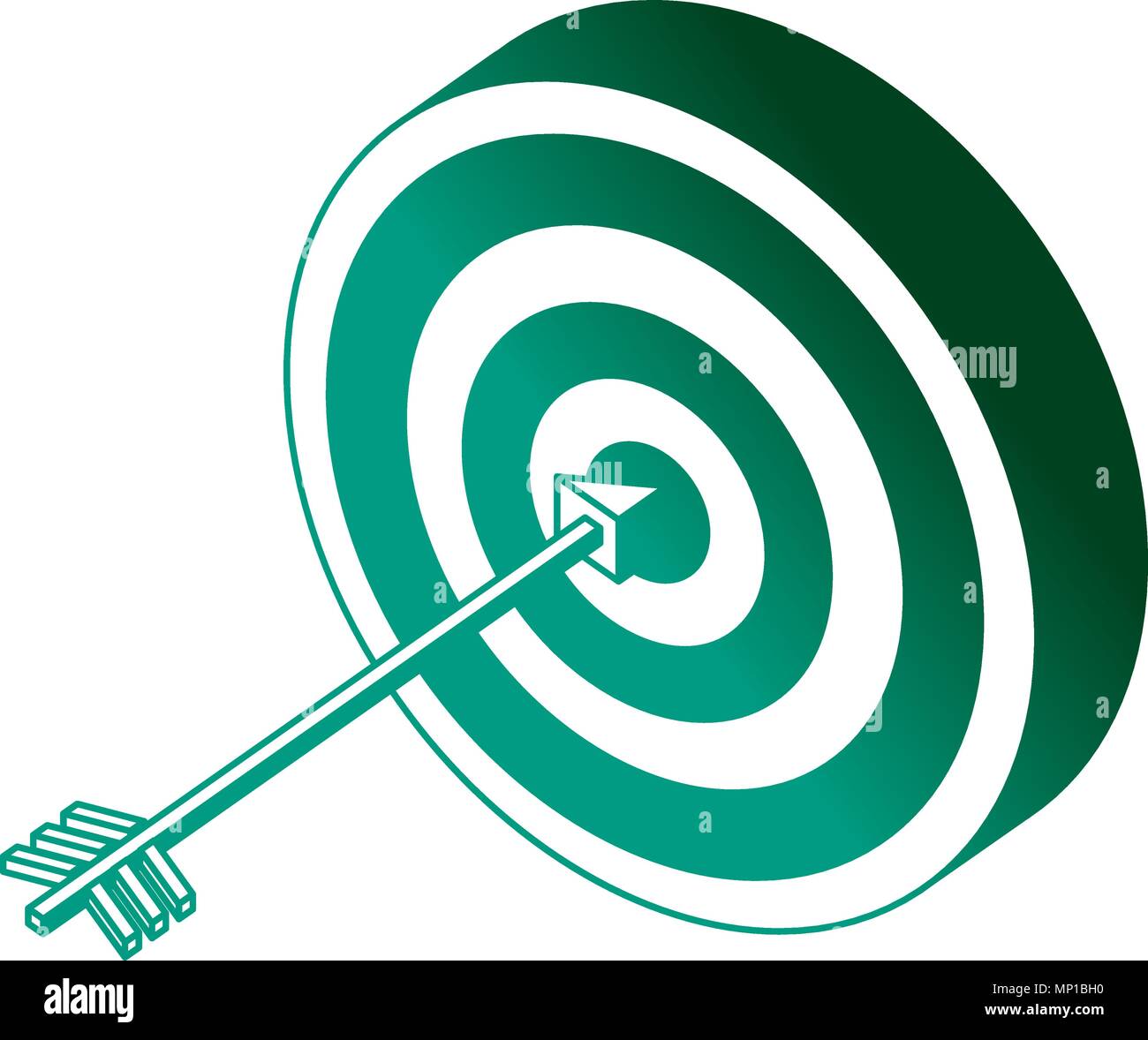 target with arrow market goal strategy concept Stock Vector Image & Art ...