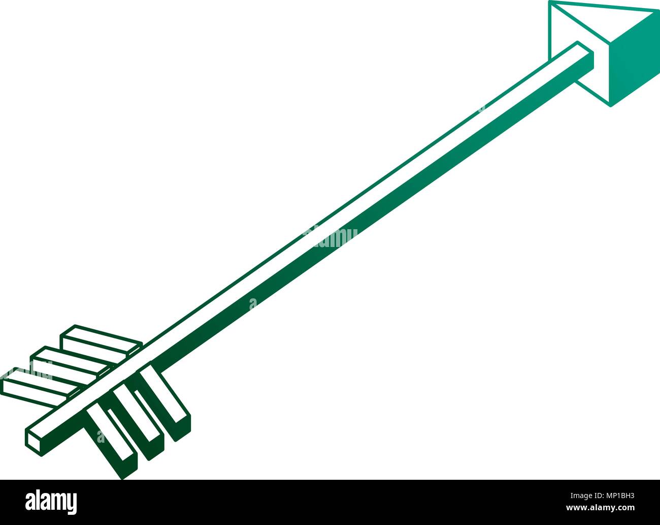 isometric arrow goal direction icon Stock Vector Image & Art - Alamy