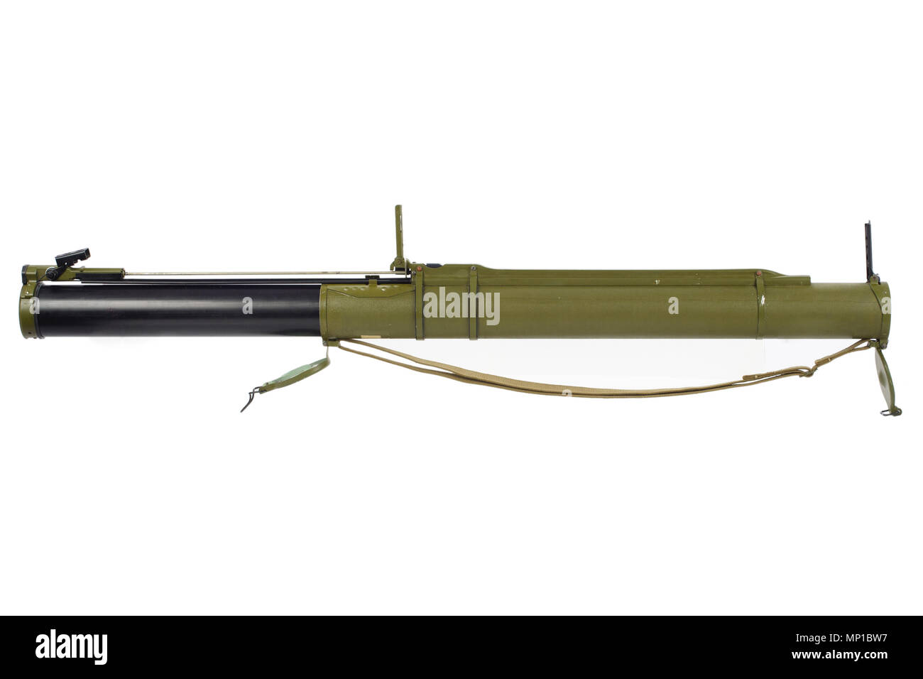 anti-tank rocket propelled grenade launcher isolated on white Stock Photo - Alamy