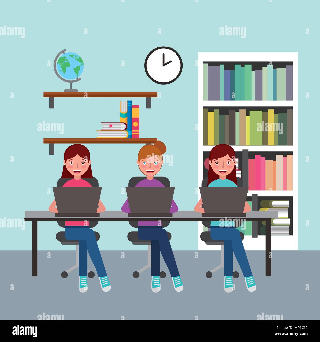 people learning concept Stock Vector Image & Art - Alamy