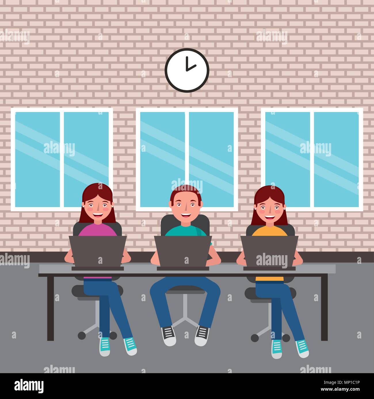 people learning concept Stock Vector Image & Art - Alamy