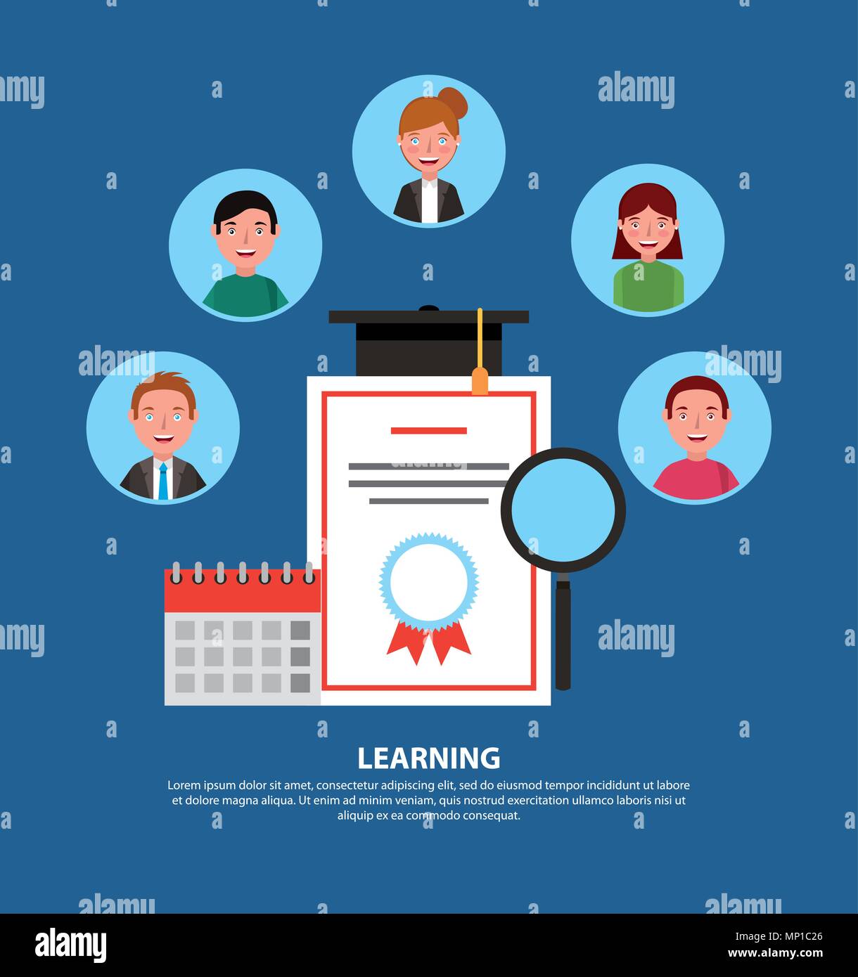 people learning concept Stock Vector Image & Art - Alamy