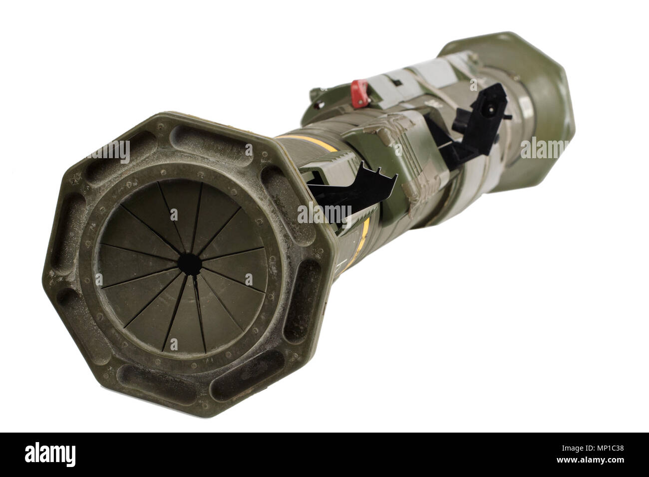 anti-tank rocket propelled grenade launcher isolated on white Stock ...