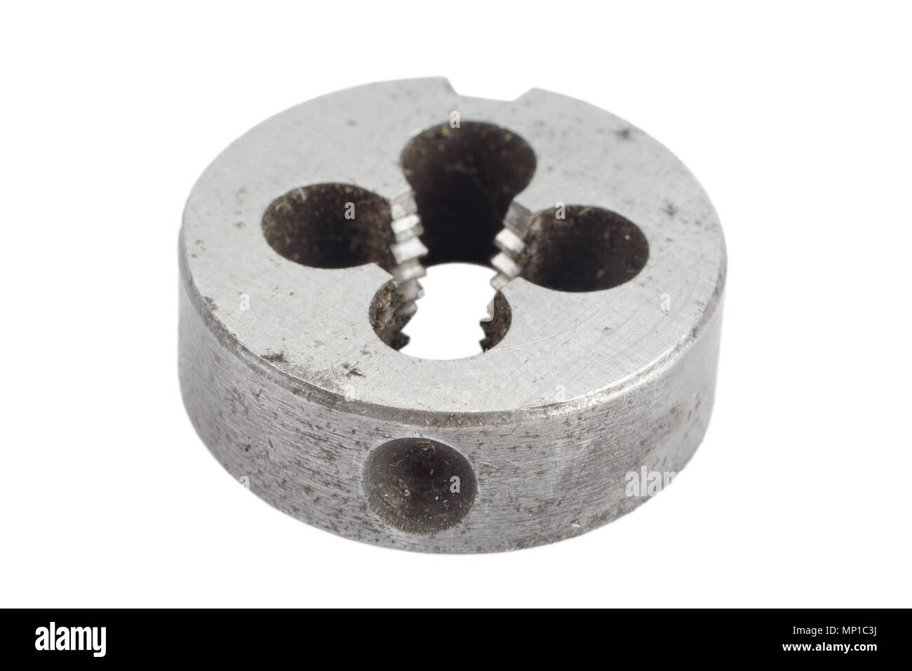 steel die isolated on a white background Stock Photo - Alamy