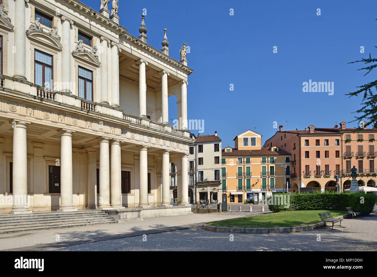 Side view of Palazzo Chiericati on Piazza Matteotti (1550), by Andrea ...