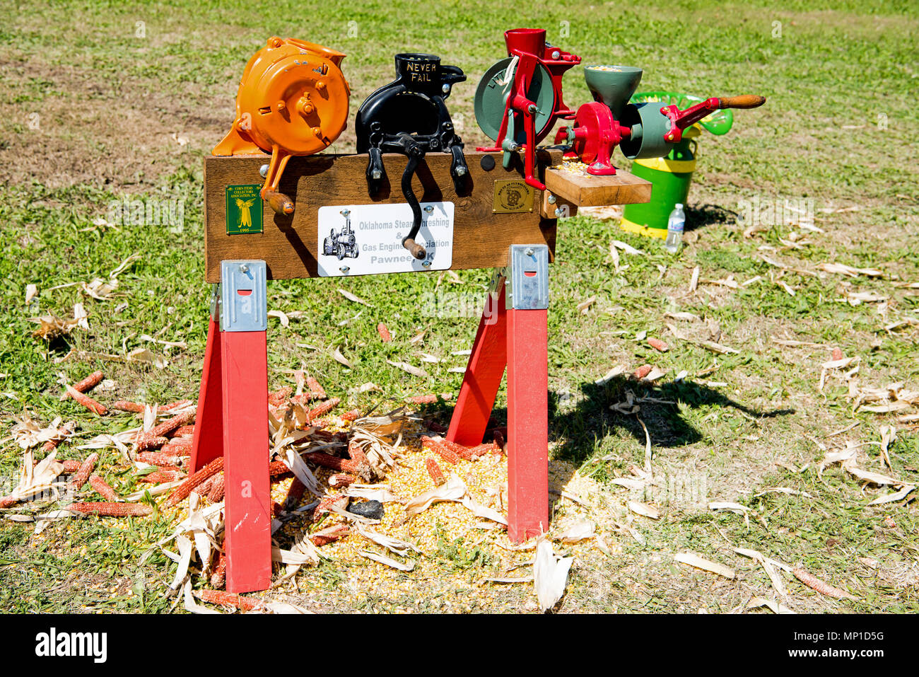 corn canes cleaning tools showing Stock Photo - Alamy
