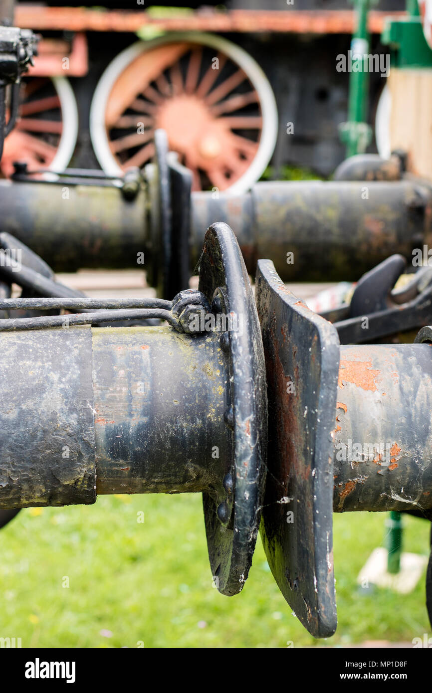 Coupling link for a train carriage hi-res stock photography and images ...