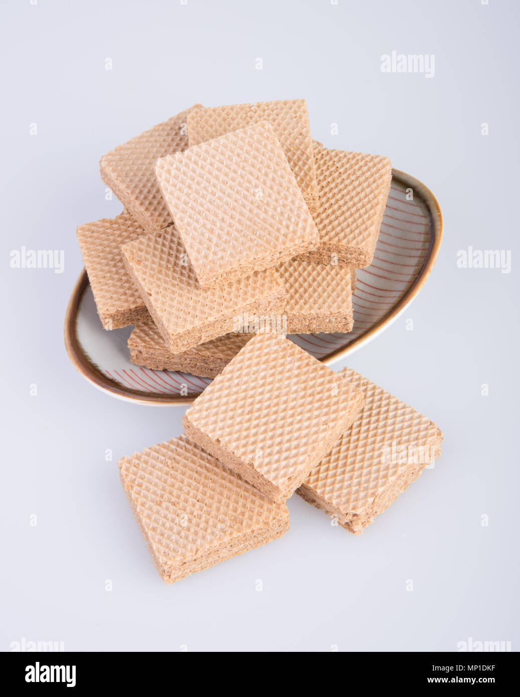 wafer or wafer biscuit on the background Stock Photo - Alamy