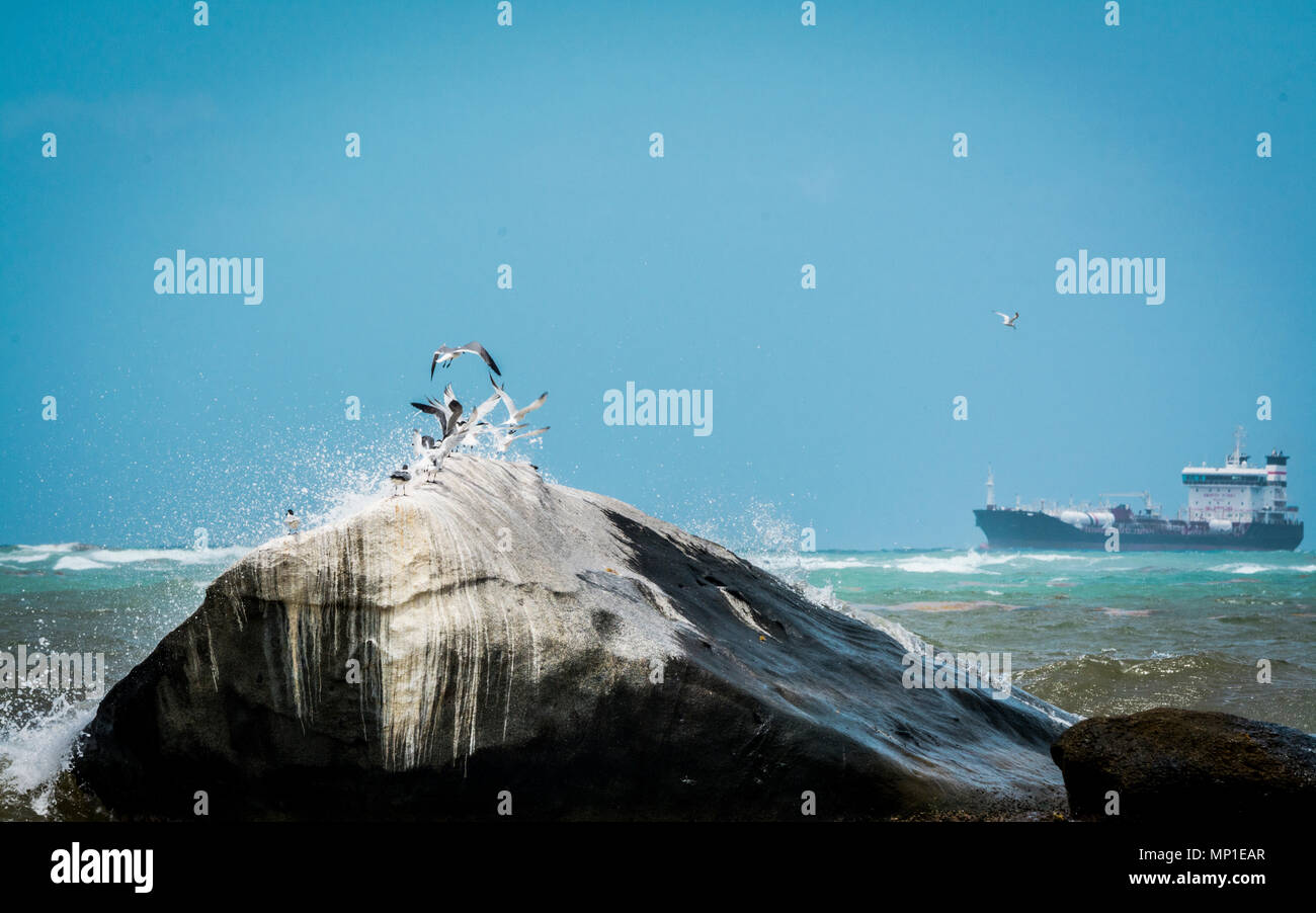 The coastline at Yabucoa, Puerto Rico Stock Photo - Alamy