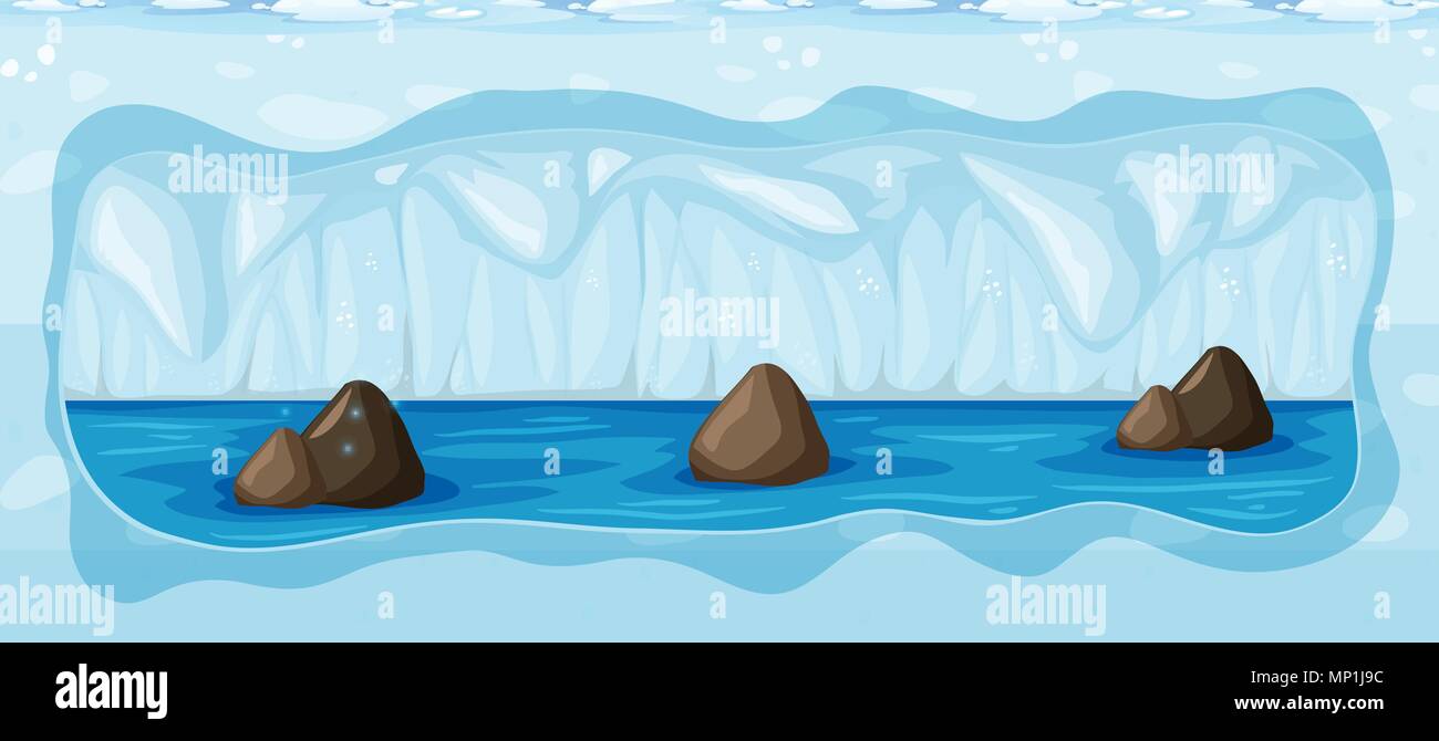 Icy underground Stock Vector Images - Alamy