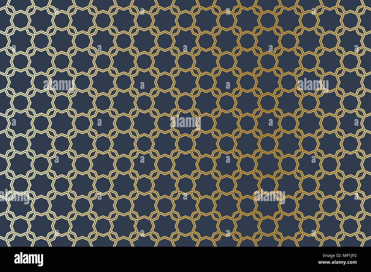 Geometric Arabic seamless pattern. Islamic golden texture. Muslim ...