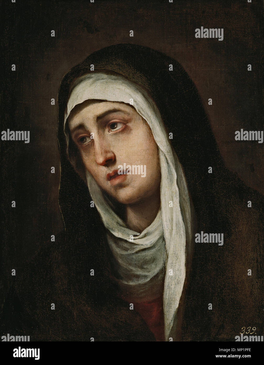 La Dolorosa. Español: La obra representa a la Virgen María, madre de ...