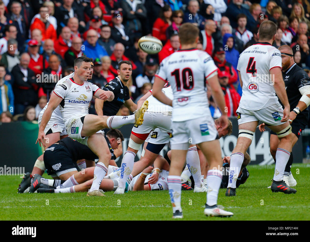 Kingspan Stadium, Belfast, Northern Ireland. 20th May, 2018. Guinness ...