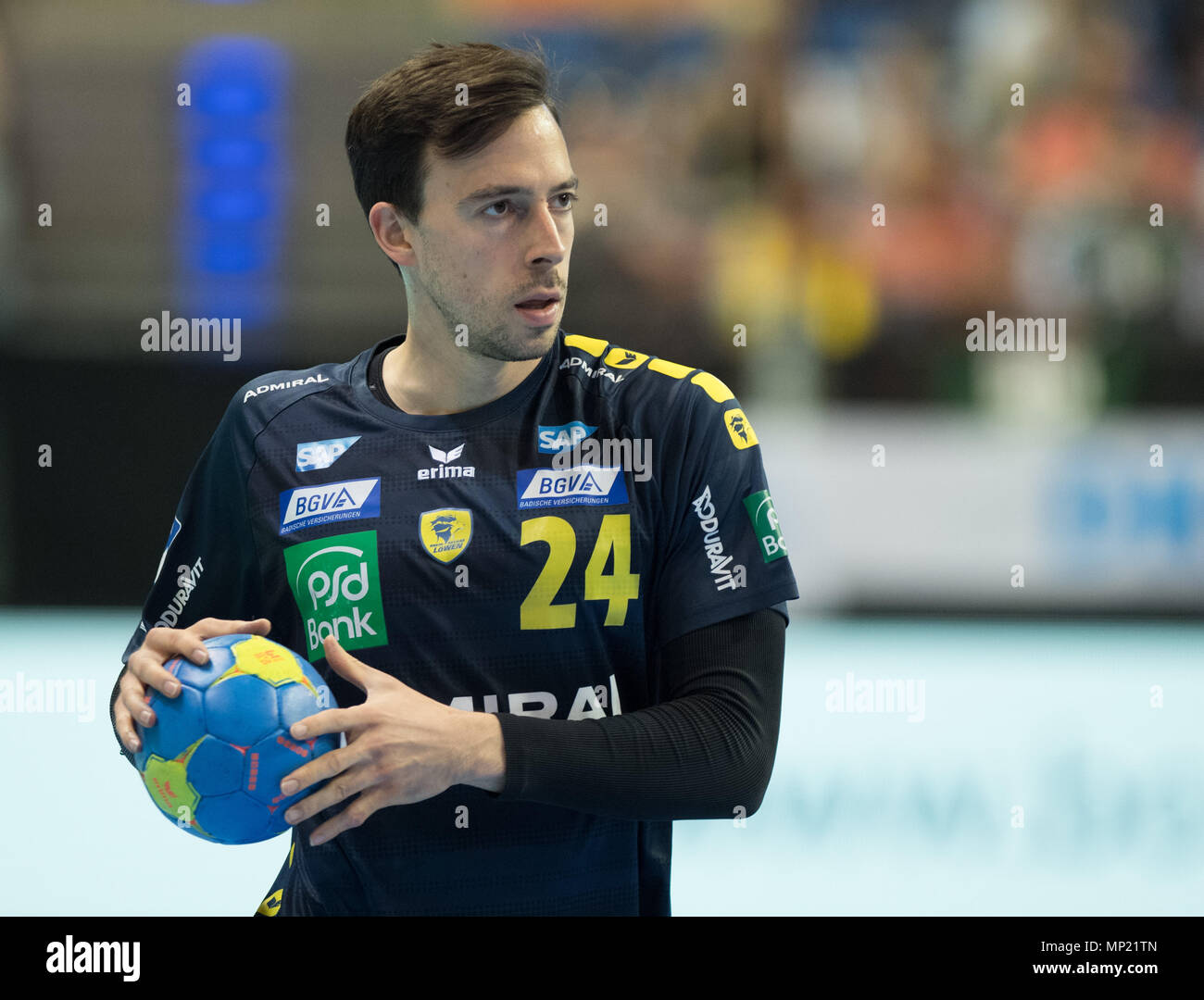 13 May 2018, Germany, Berlin: Handball: Bundesliga, Fuechse Berlin vs ...