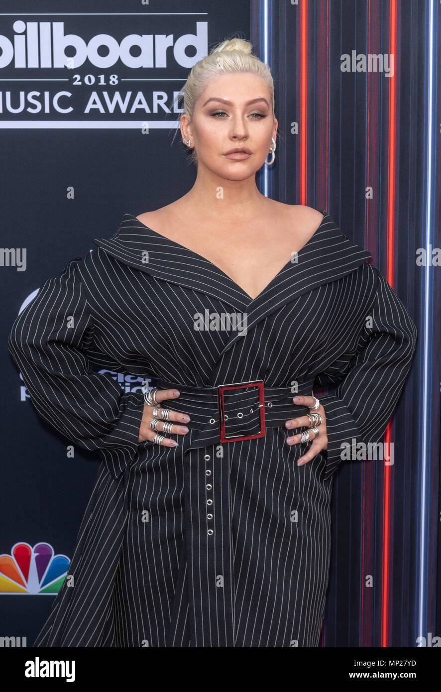 Las Vegas, NV, USA. 20th May, 2018. Christina Aguilera at the 2018 ...