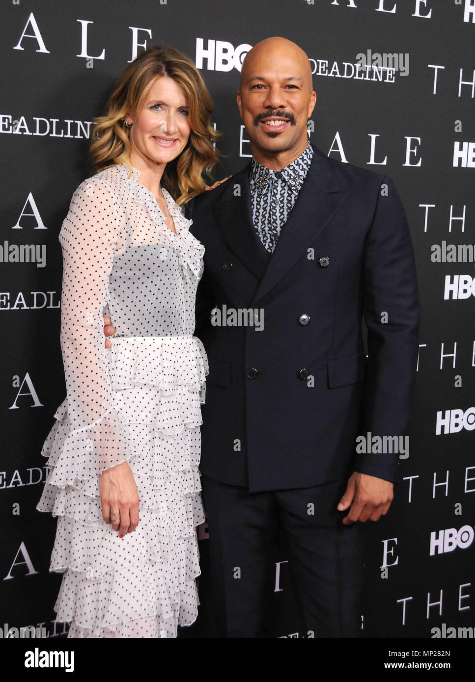 Los Angeles, USA. 20th May, 2018. (L-R) Actress Laura Dern and musician ...