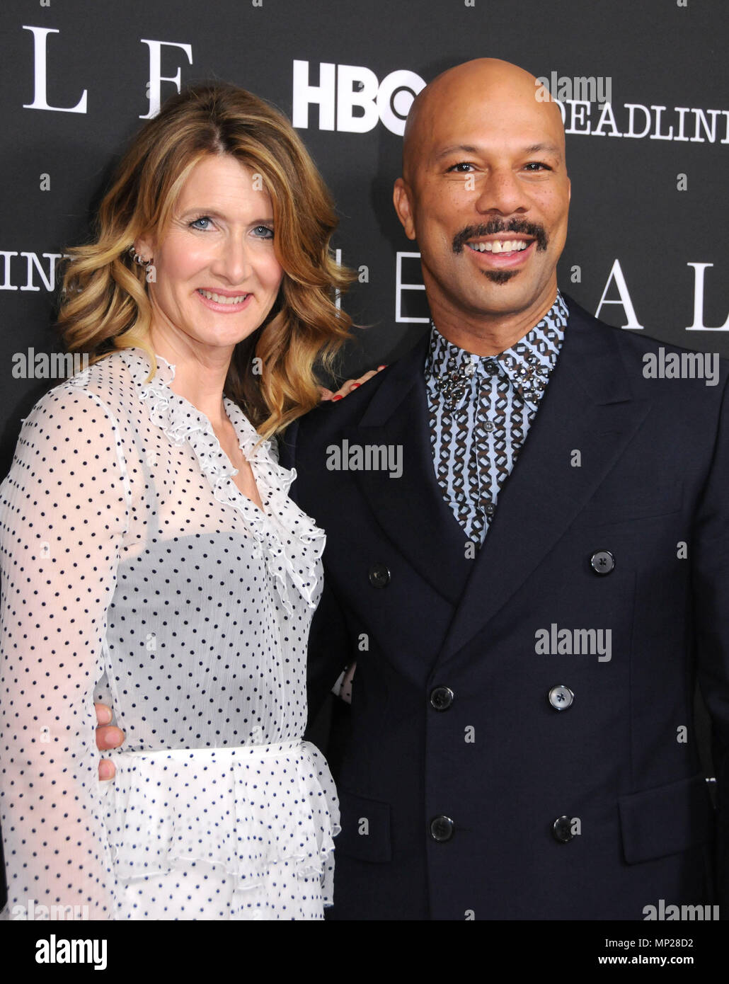 Los Angeles, USA. 20th May, 2018. (L-R) Actress Laura Dern and musician ...