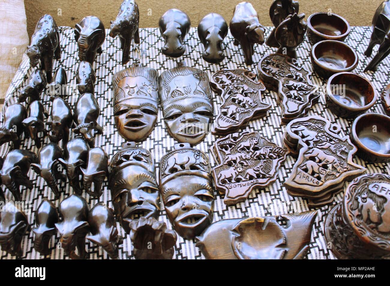 May 20, 2018 - Gaborone, Botswana - Botswana craft exhibition at the ...