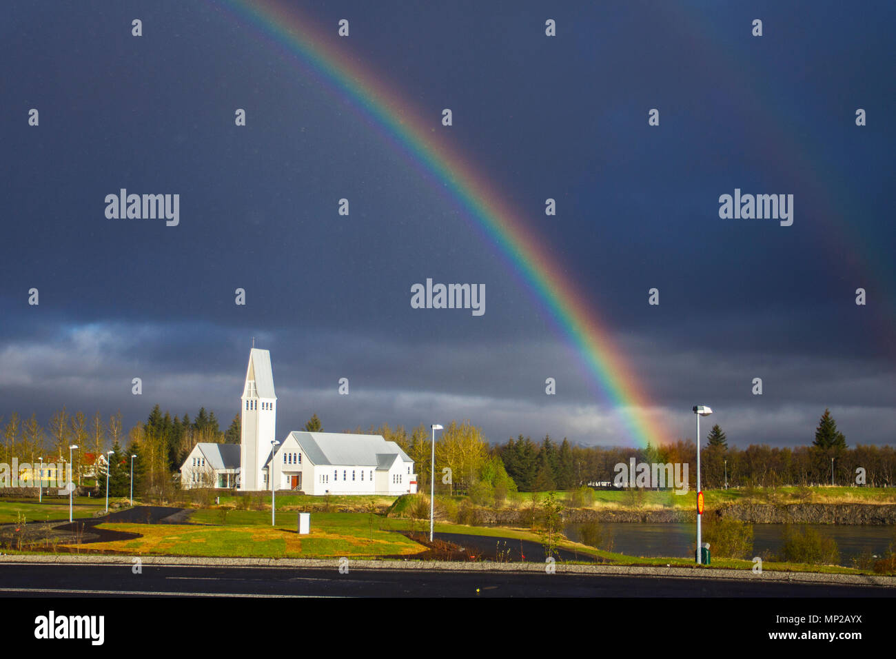 Kirkjuvegur hi-res stock photography and images - Alamy