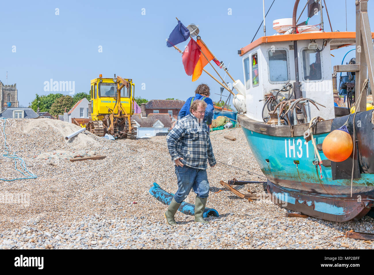 Fishing trawler sea crew hi-res stock photography and images - Alamy