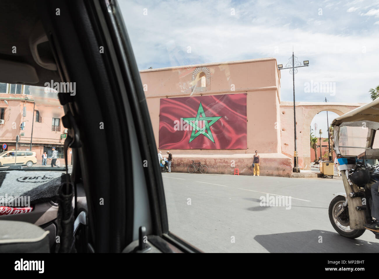 Marrakech flag hi-res stock photography and images - Alamy