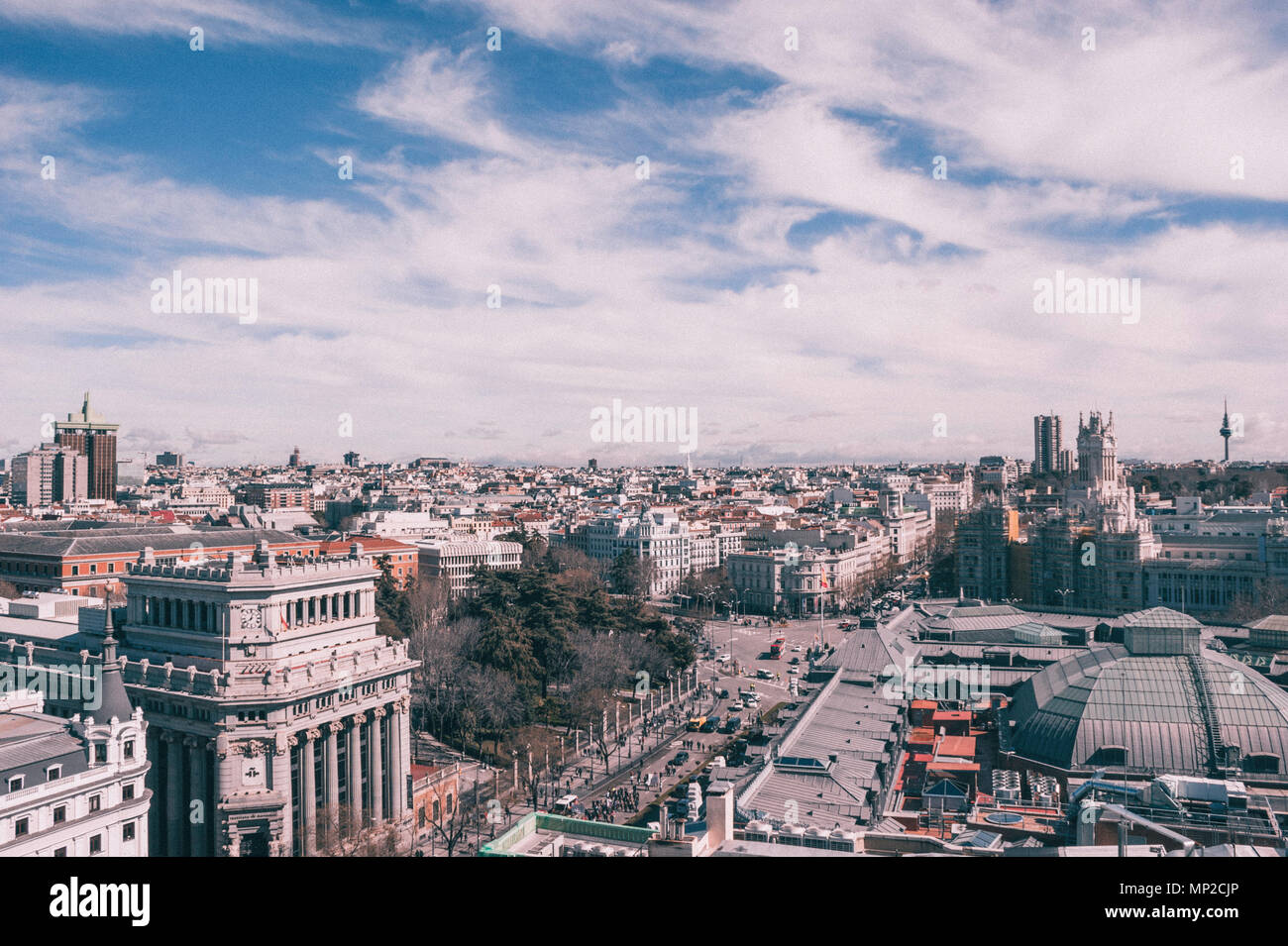 Madrid rooftop hi-res stock photography and images - Alamy