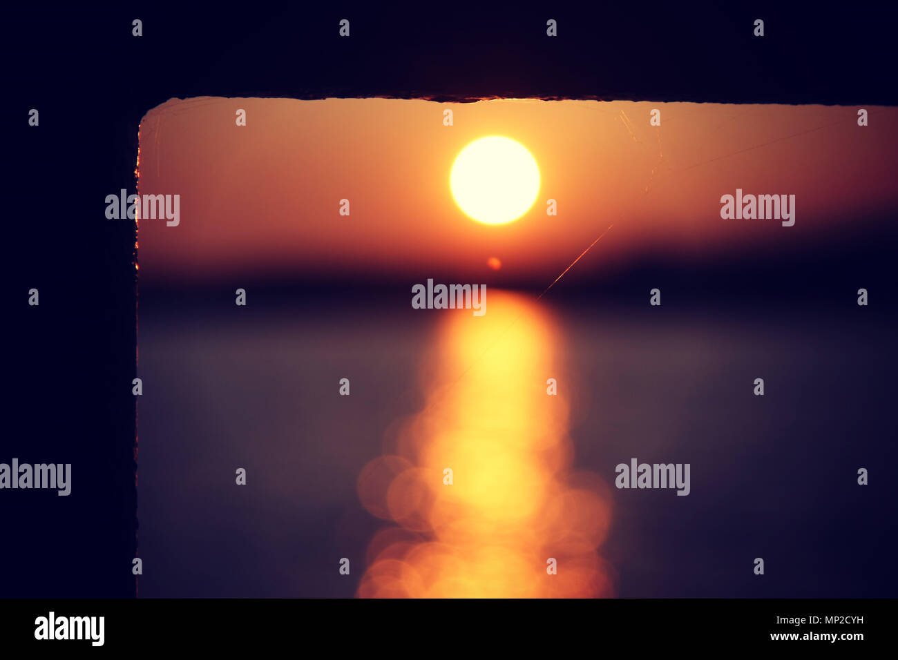 Sunset through cobweb hi-res stock photography and images - Alamy