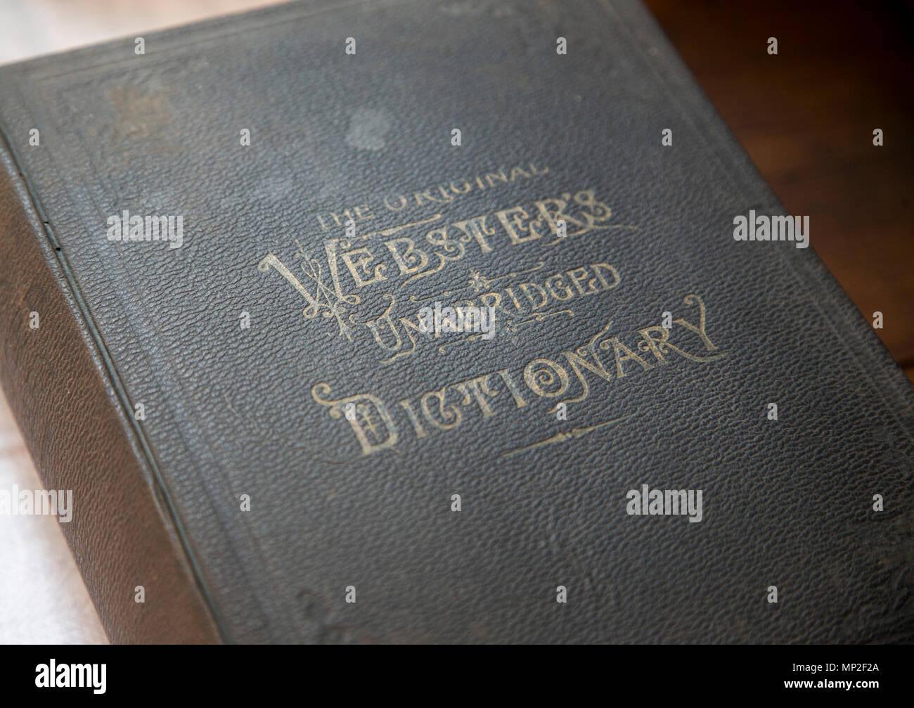 Old dictionary at the Hopper-Goetschius House in Upper Saddle River, NJ ...