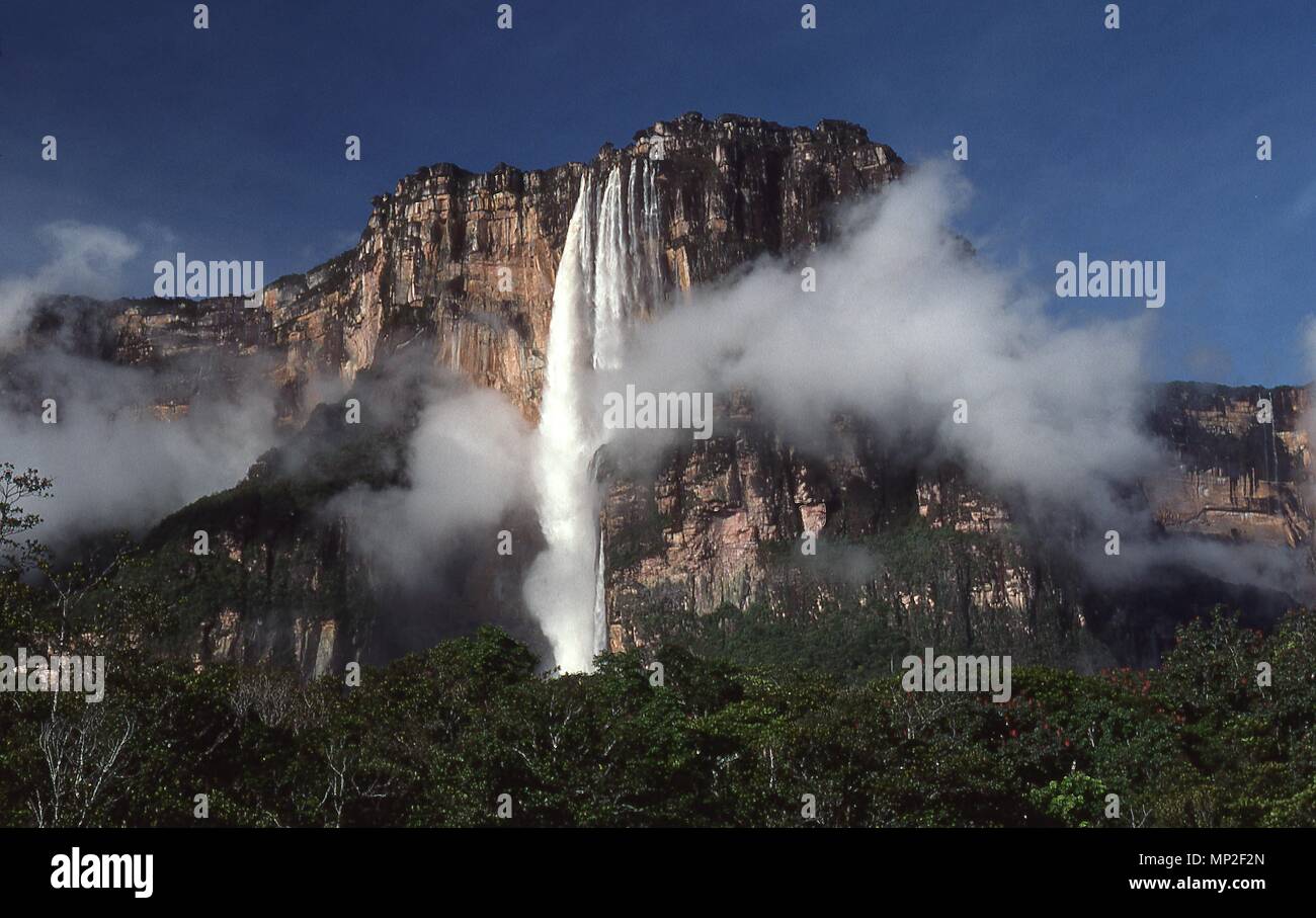 Views of Angel Falls in Venezuela Stock Photo - Alamy