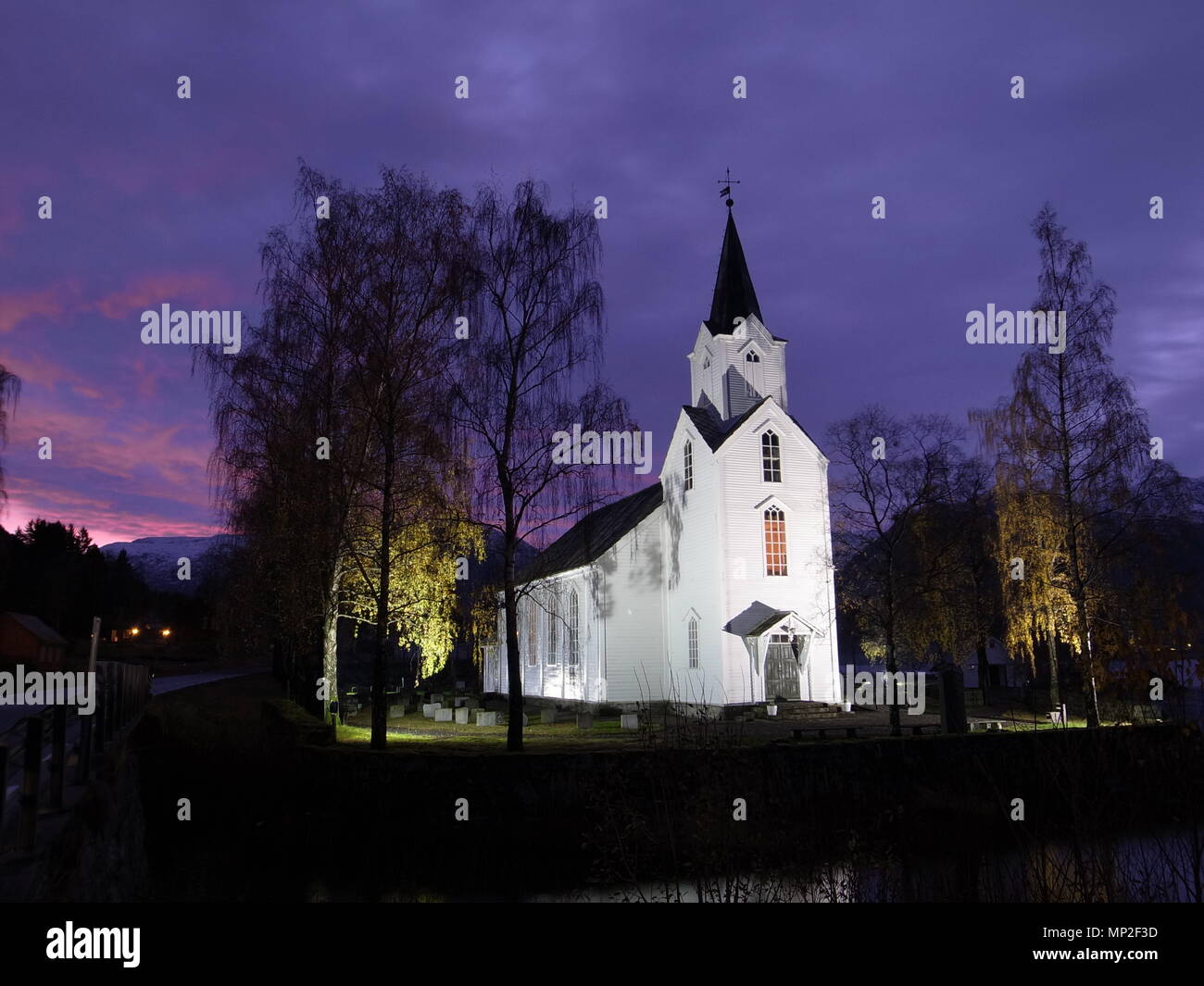 Helgheim Kirk, Church, Jolster, Sogn og Fjordane, Norway, Norge Stock ...