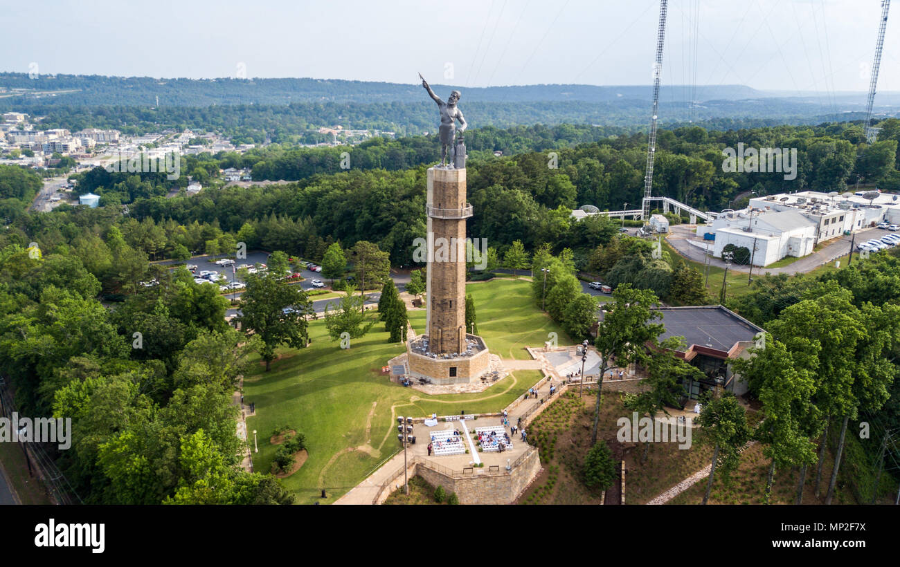The Vulcan Statue, Vulcan Park, Birmingham, Alabama, USA Stock Photo ...
