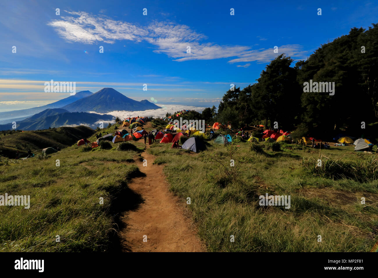 the dieng plateau and mount prau is one of the most beautiful ...