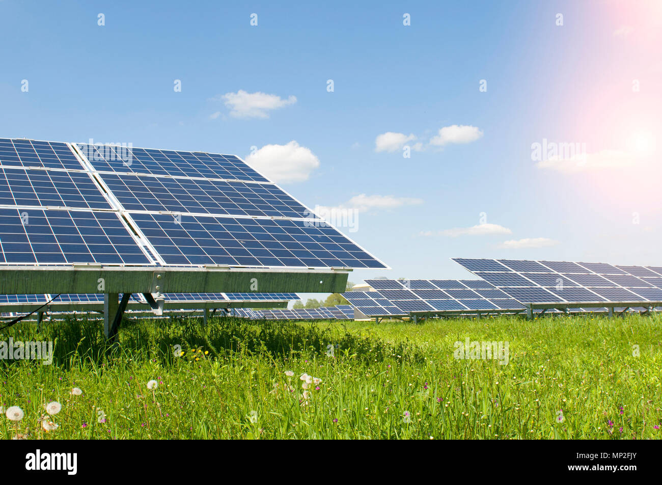 image of a big solar plant Stock Photo - Alamy