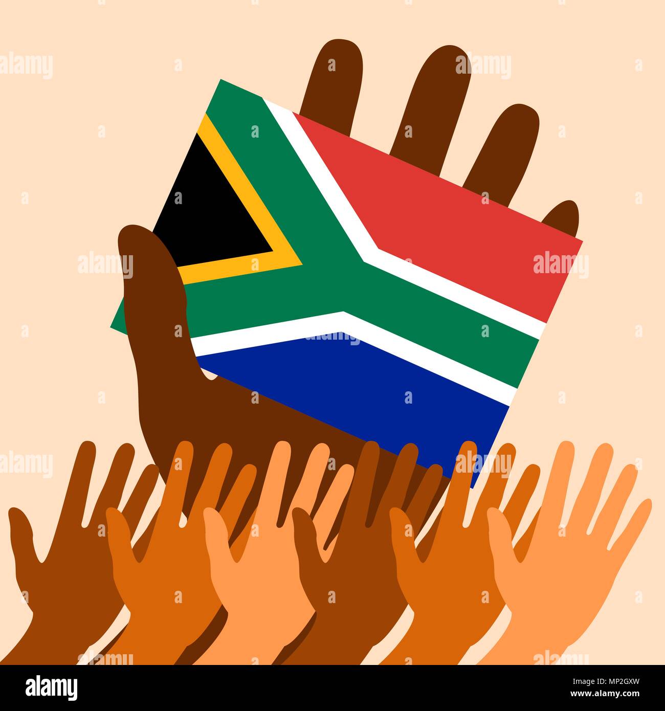 Social justice hands raised Stock Vector Images - Alamy