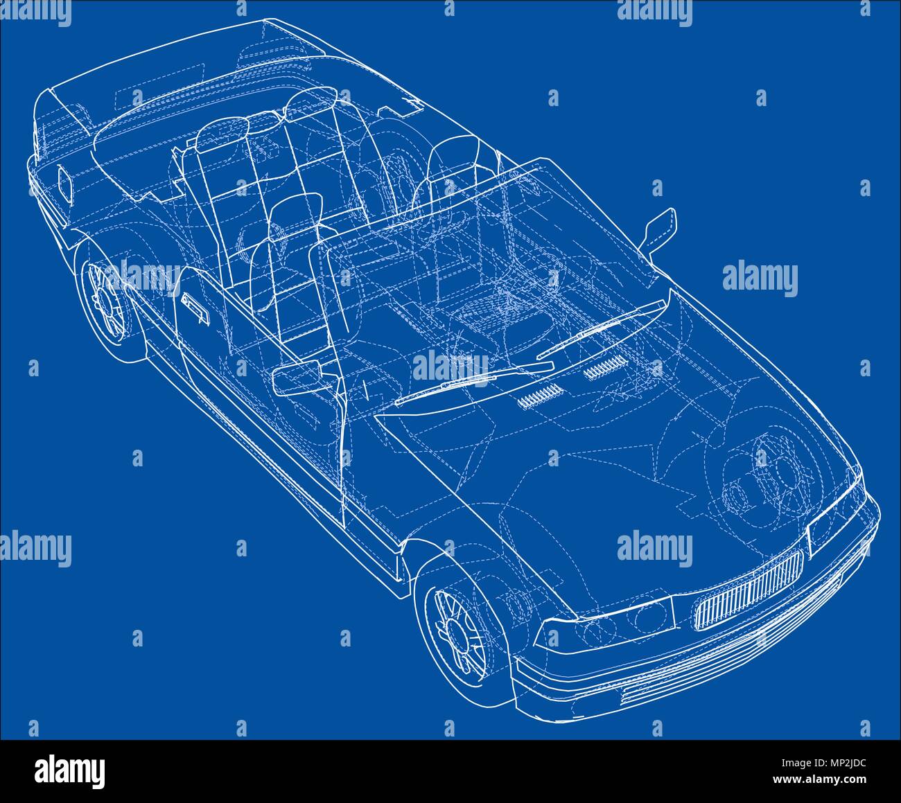 Car cabriolet concept. Vector Stock Vector Image & Art - Alamy