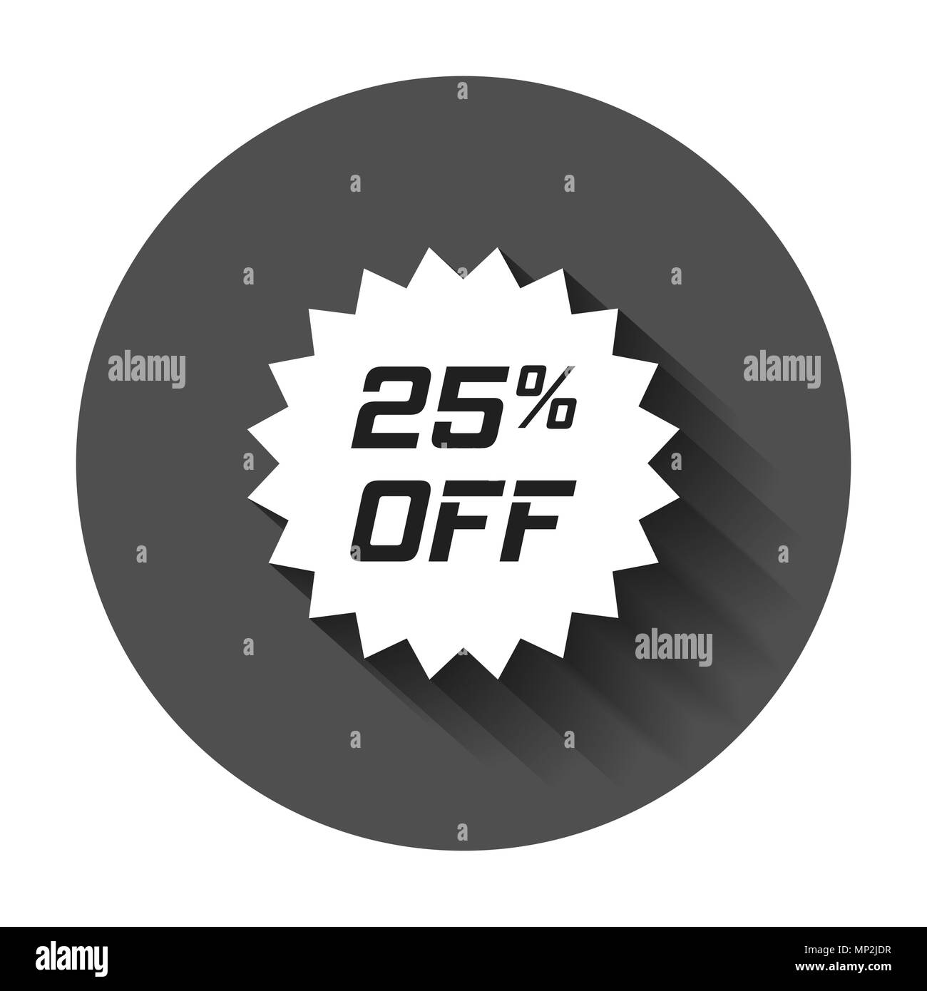 25 percent discount sign icon hi-res stock photography and images - Alamy