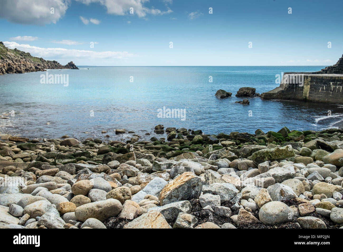 Lamorna Cove in Cornwall Stock Photo - Alamy