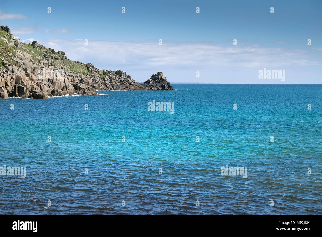 Lamorna Cove in Cornwall Stock Photo - Alamy