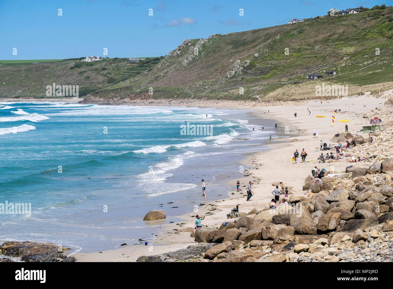Sennen Cove in Cornwall Stock Photo - Alamy