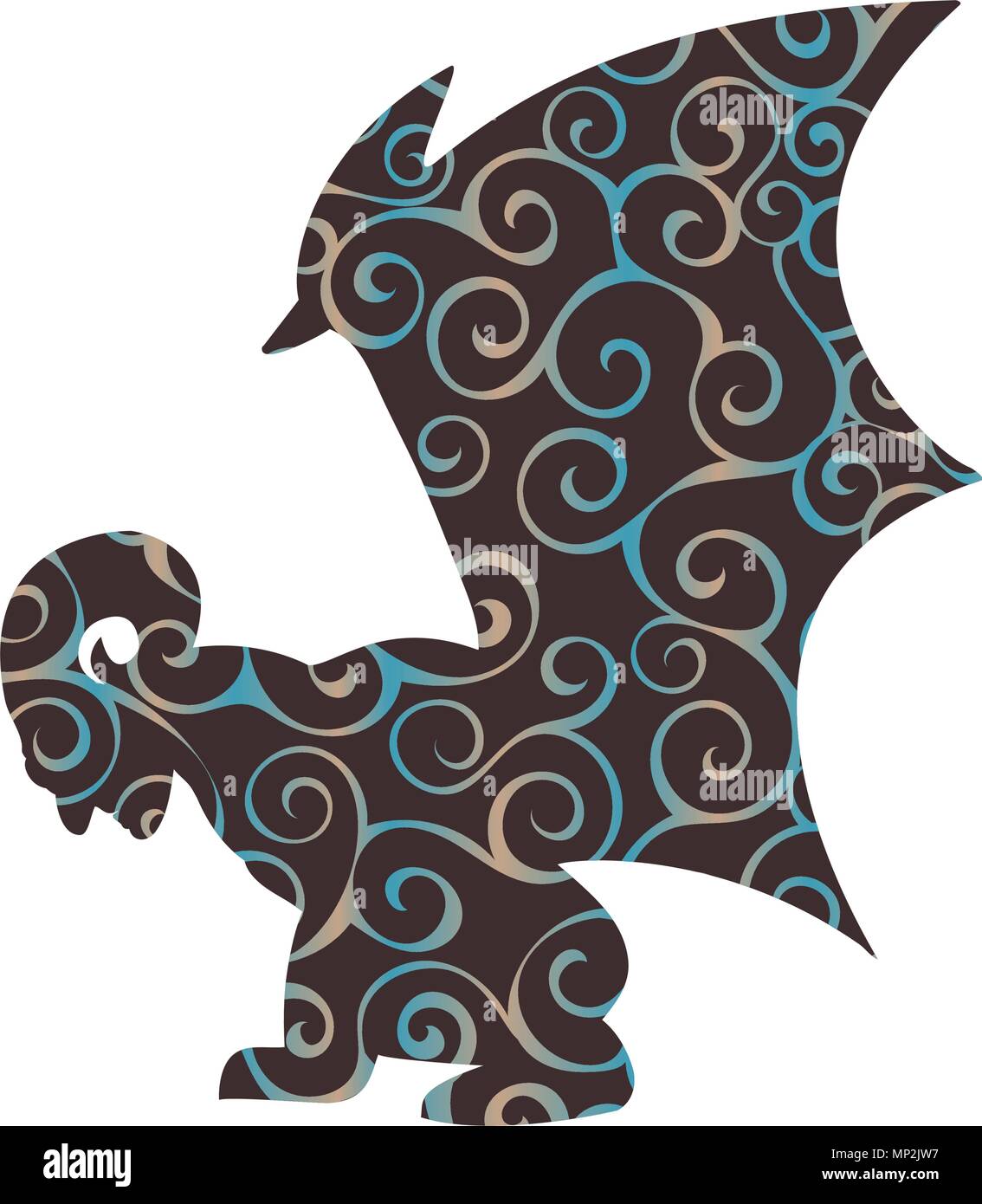 Silhouette gargoyle statue hi-res stock photography and images - Alamy