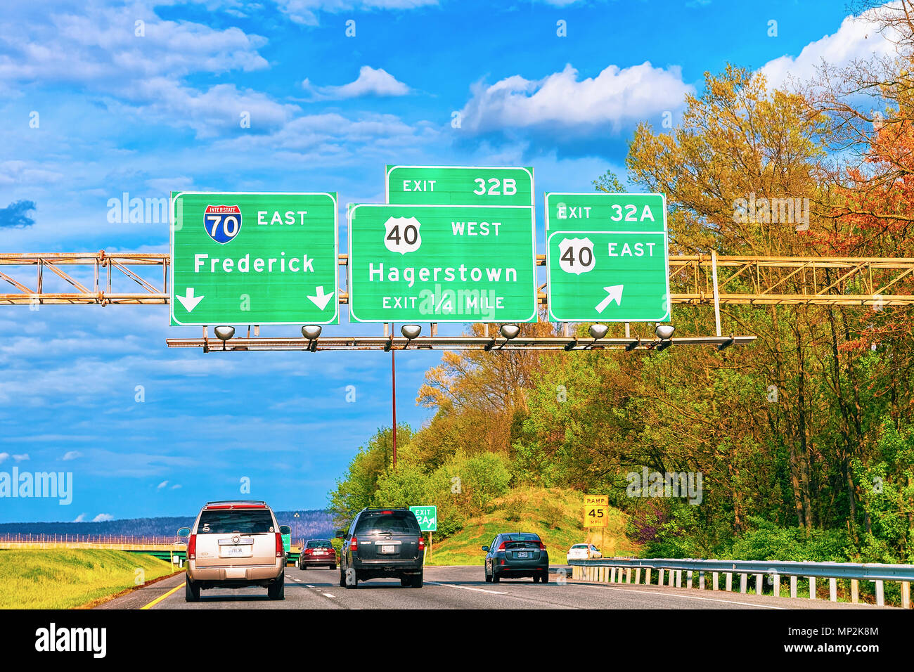 Highway Exit Signs Exit 32b