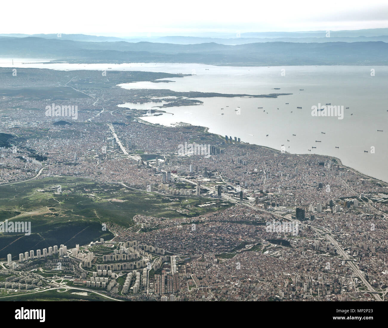 Istanbul from the air Stock Photo - Alamy