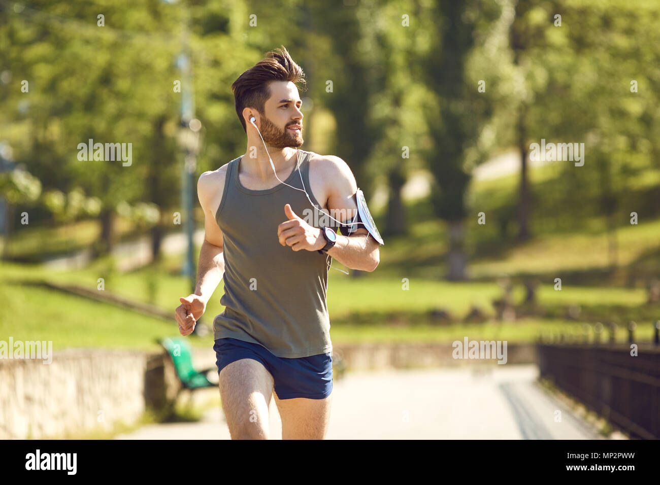 Male jog hi-res stock photography and images - Alamy
