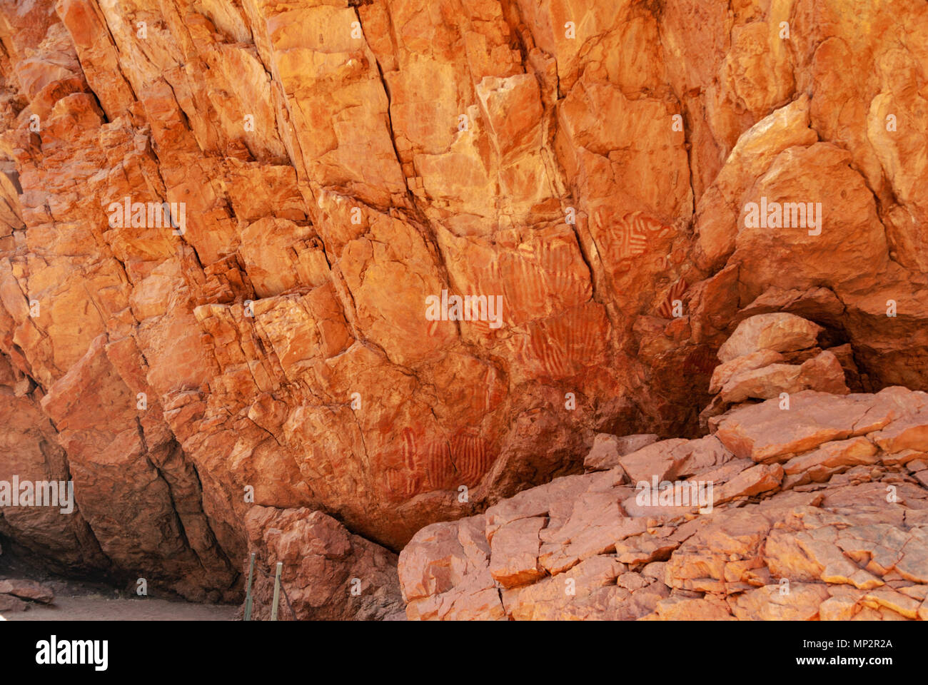 Emily Gap Nature Park in East MacDonnell Ranges near Alice Springs ...