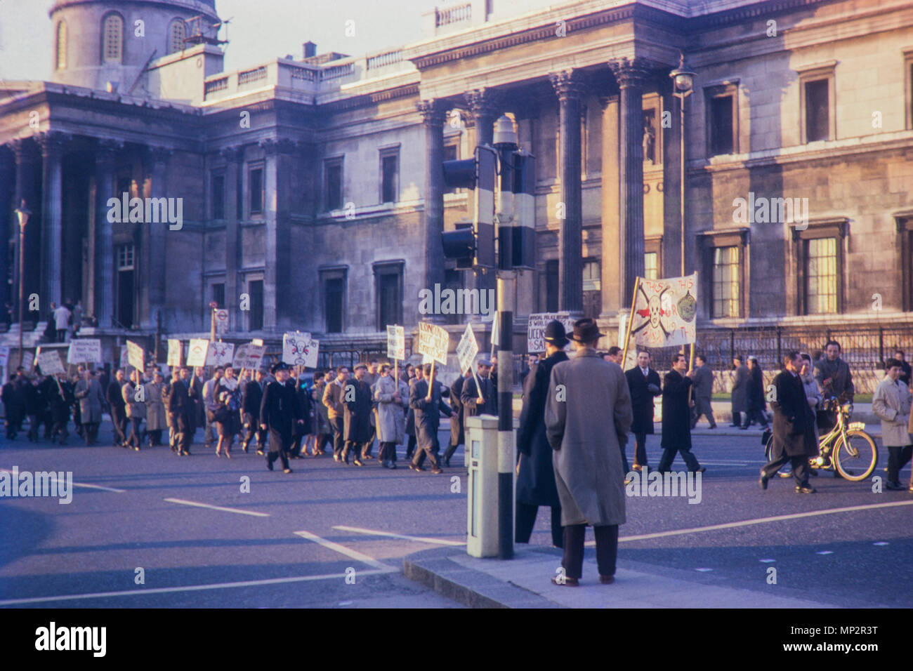 Trafalgar square protest 1960s hi-res stock photography and images - Alamy