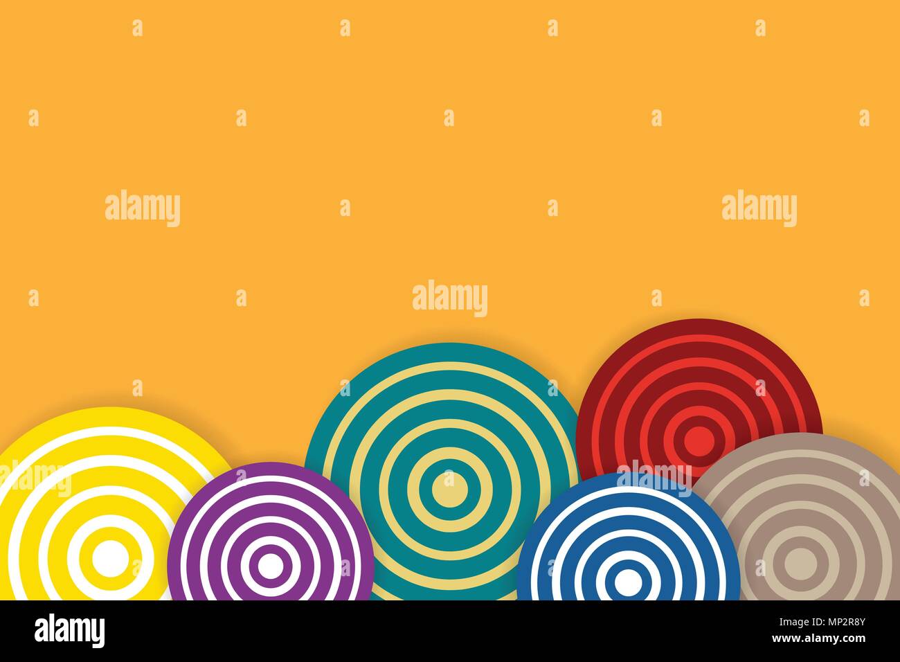 Vector illustration of chinese gradient wave circle background Stock ...