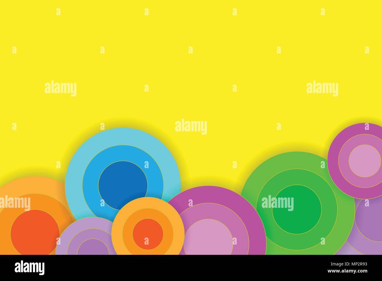 Vector illustration of chinese gradient wave circle background Stock ...