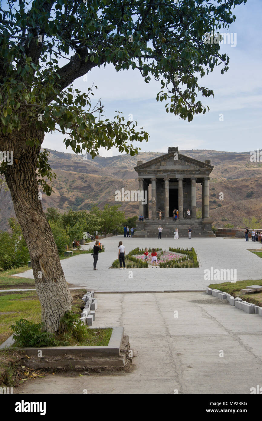 Garni, Armenia: the rebuilt Hellenic temple of Garni, dedicated to the ...